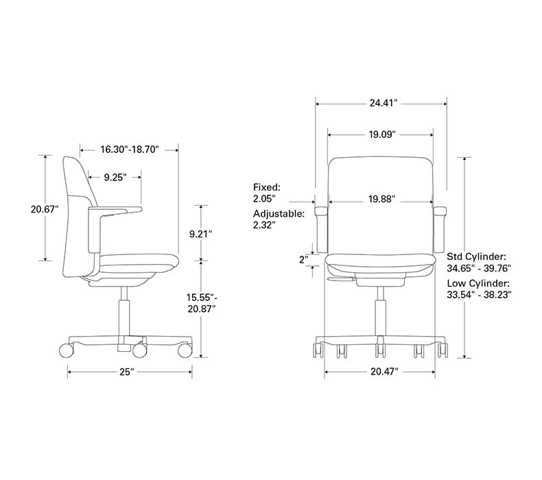 Humanscale Path Task Chair | UPLIFT Desk