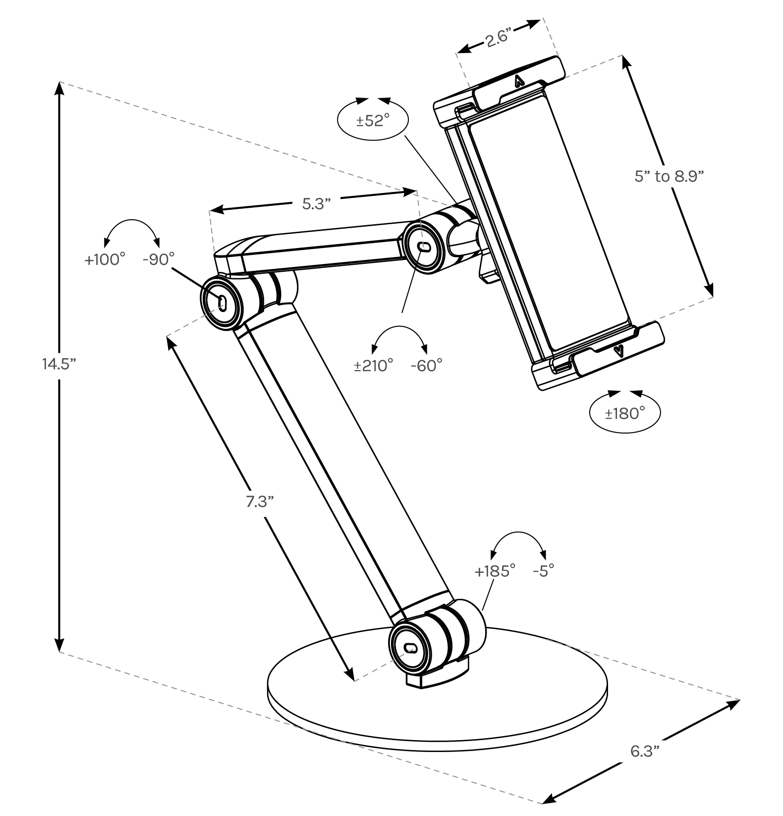 Adjustable Tablet Stand | UPLIFT Desk