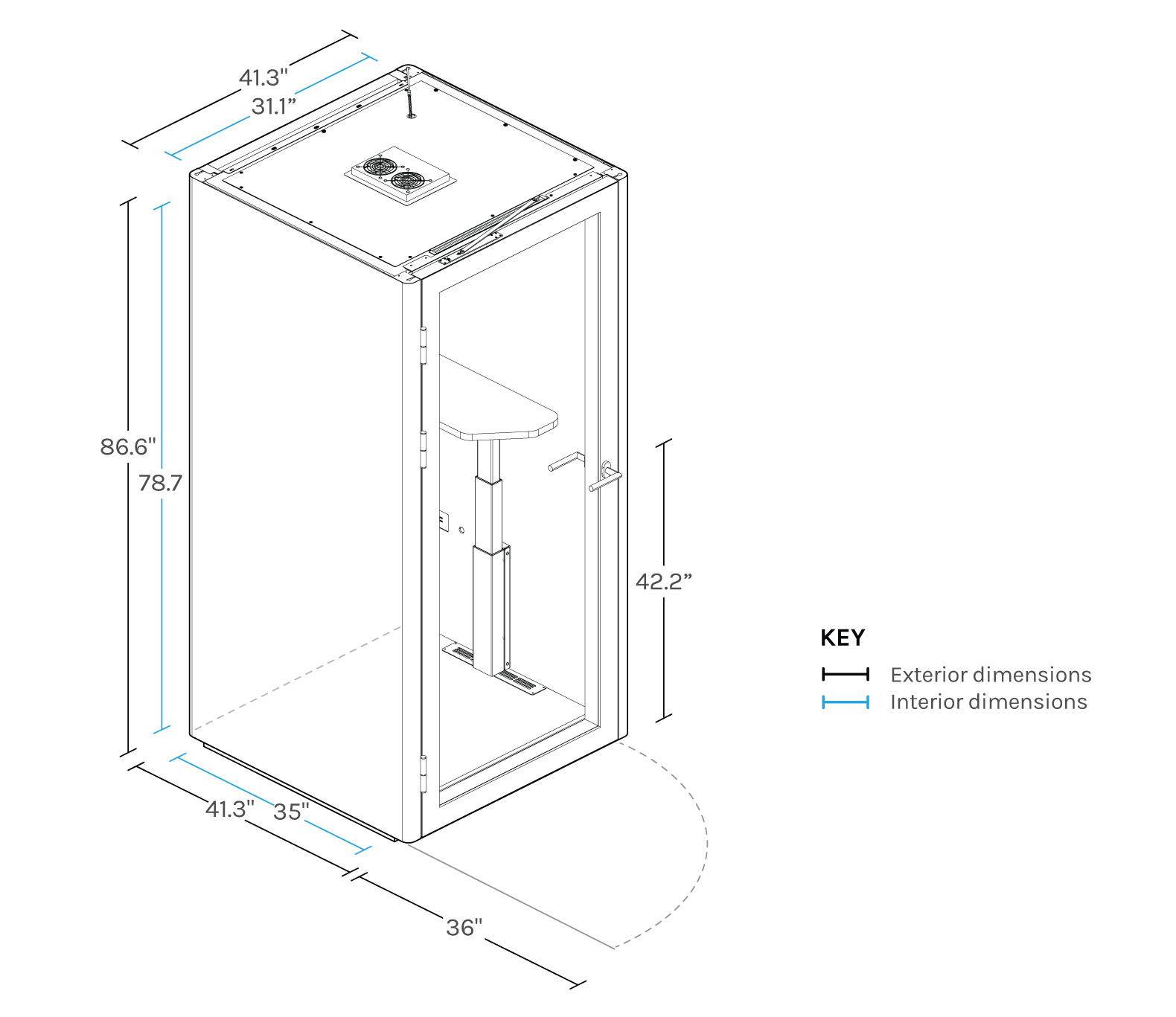 OnePod Office Phone Booth | UPLIFT Desk