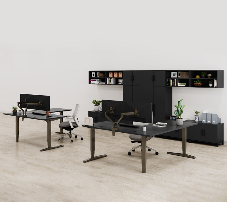 MoPac Storage Wall 6 | UPLIFT Desk