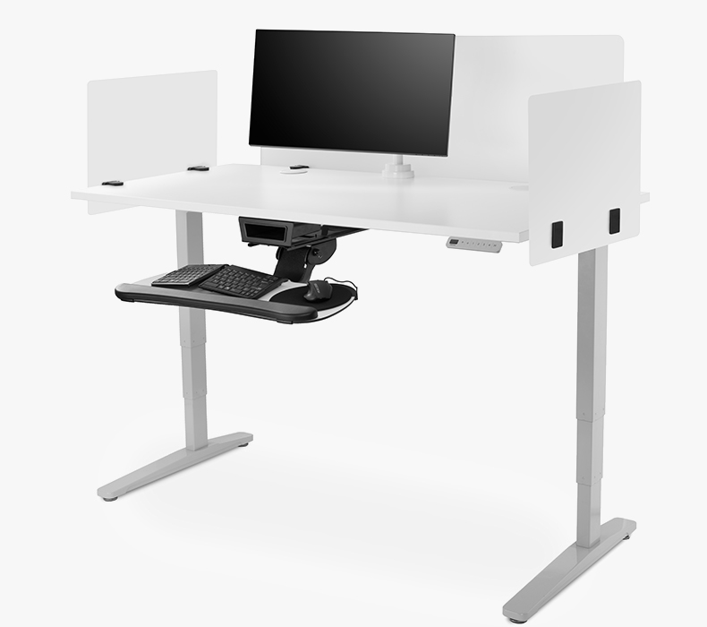 Acoustic Privacy Panel Mounting Hardware by UPLIFT Desk