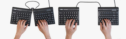 Kinesis Freestyle2 Adjustable Split Keyboard | Shop UPLIFT Desk