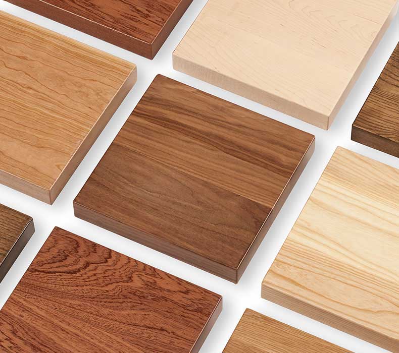 Custom Solid Wood Desktop Samples | UPLIFT Desk
